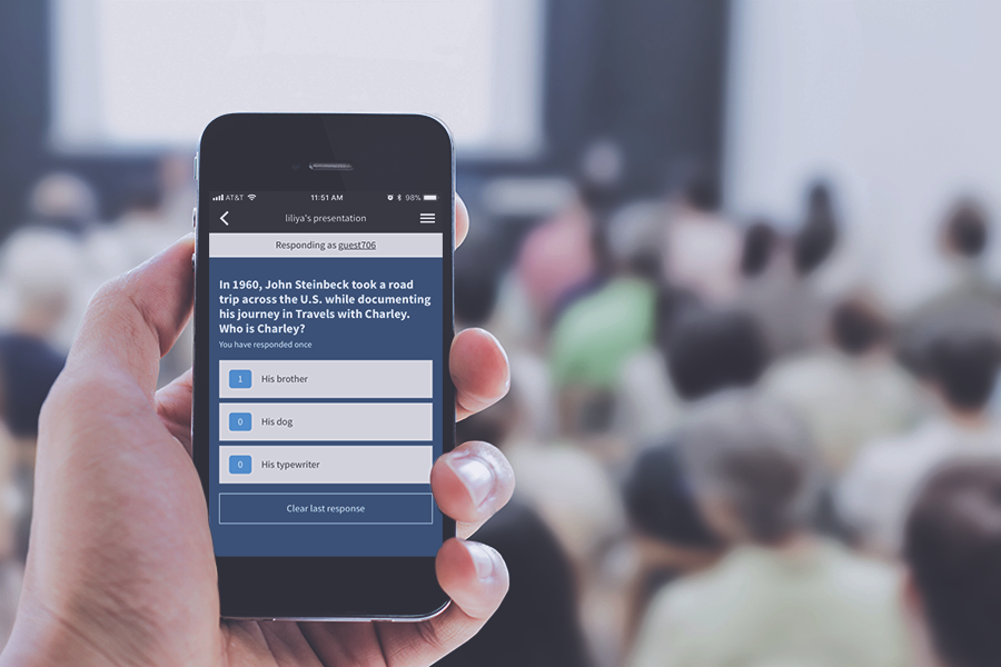 Smartphone web voting | Poll Everywhere