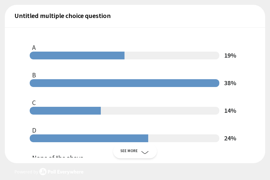 Multiple Choice Examples | Poll Everywhere
